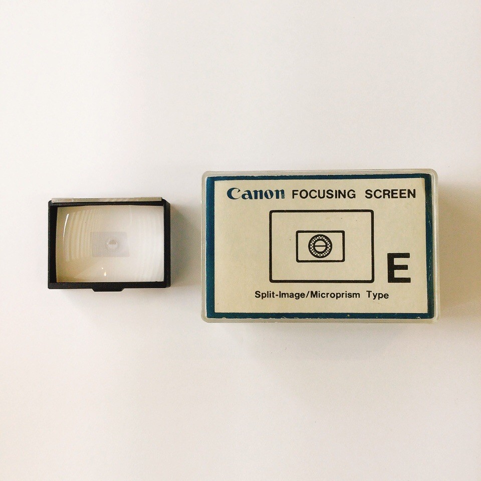 Canon Focusing Screen Spirit-image/Microprism Type E For F1 F-1 in ...