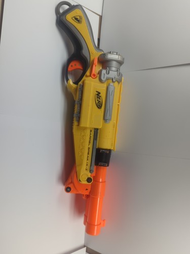 Nerf N Strike Barrel Break IX-2 Shotgun Style Foam Dart Blaster Gun Toy ...