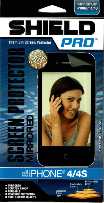 Apple iPhone 4 & 4S Screen Protector in Clear, Colors, Front or Back | eBay