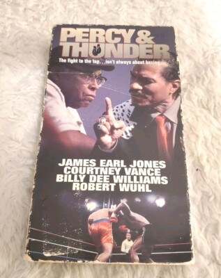 PERCY & THUNDER VHS 1995 Boxing JAMES EARL JONES Billy Dee Williams ...