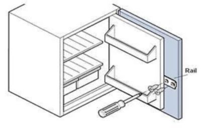Integrated Fridge Door Connector 2pk Cabinet Appliance Slide Fixing ...