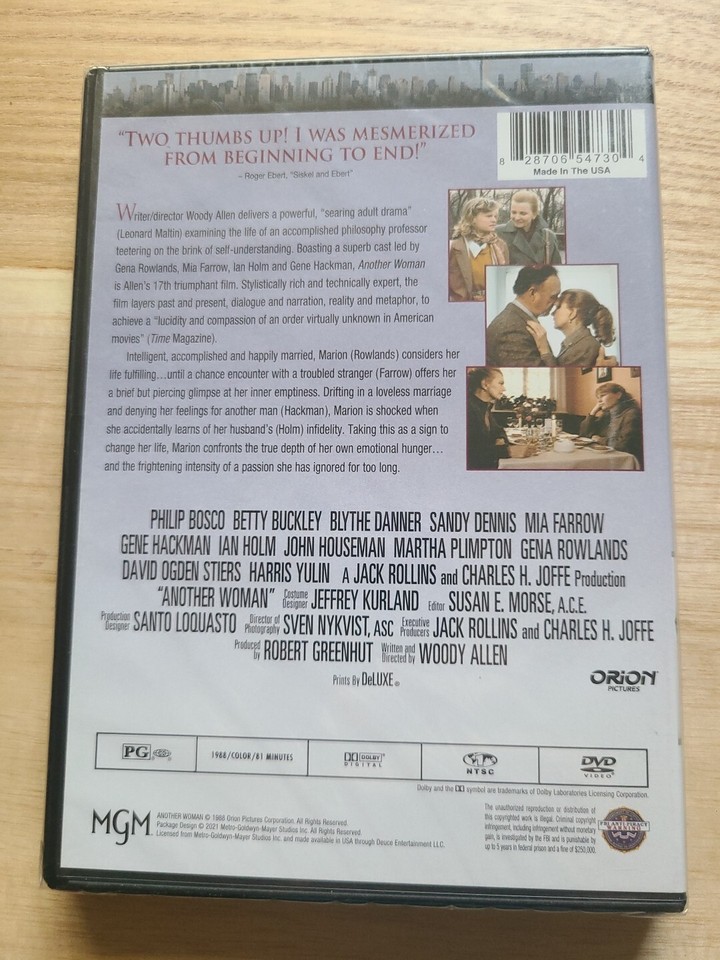 DVD Another Woman (1988) Mia Farrow | eBay