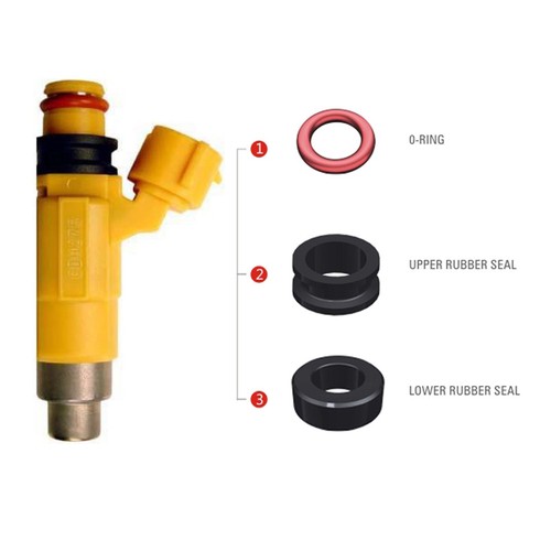 4 Set Marine Fuel Injector Seal Kit for Yamaha F150 Four Stroke ...