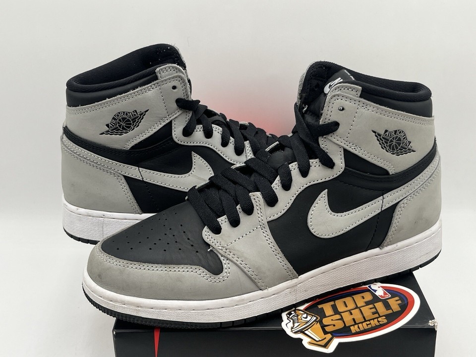 Air Jordan 1 High Shadow 2.0 2021 Size 7 Used Rare Retro Authentic Grey ...
