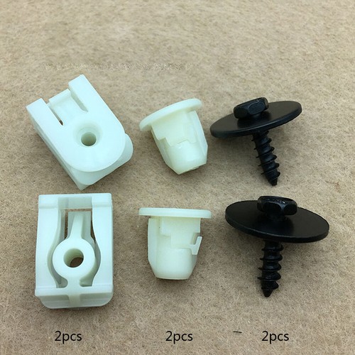 6 Car Inner Fender Bumper Engine Underbody Shields Screw Clips for BMW ...