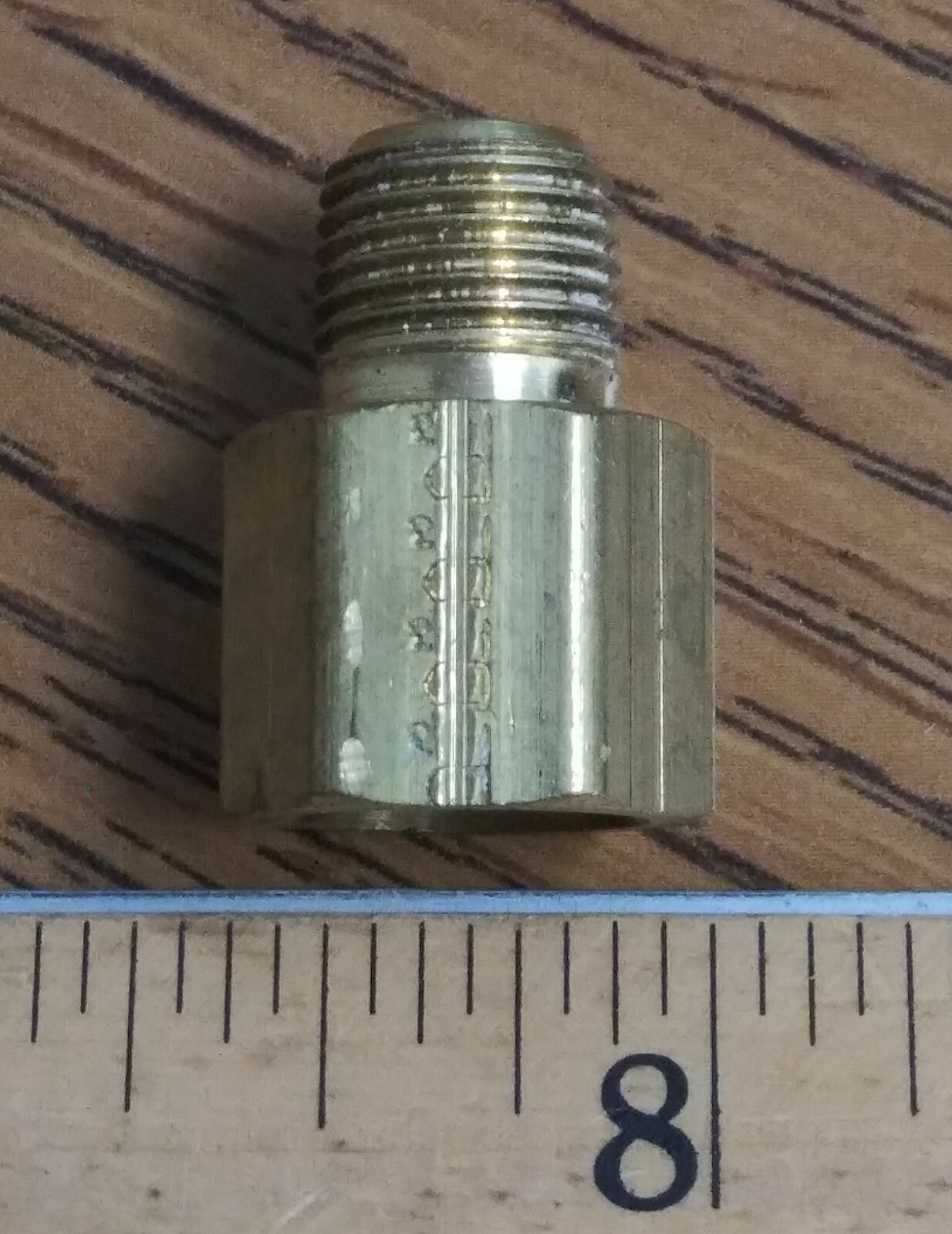 Lot of 4 Parker 1/8" FNPT x 1/8" MNPT Brass Adapter P/N: VS222P-2-2 ...