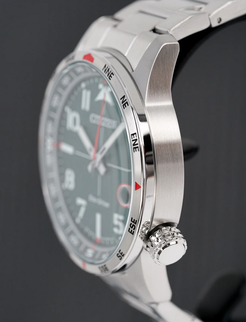 Citizen Green Dial Eco-Drive Date Display Men's Watch BM7551-84X ...