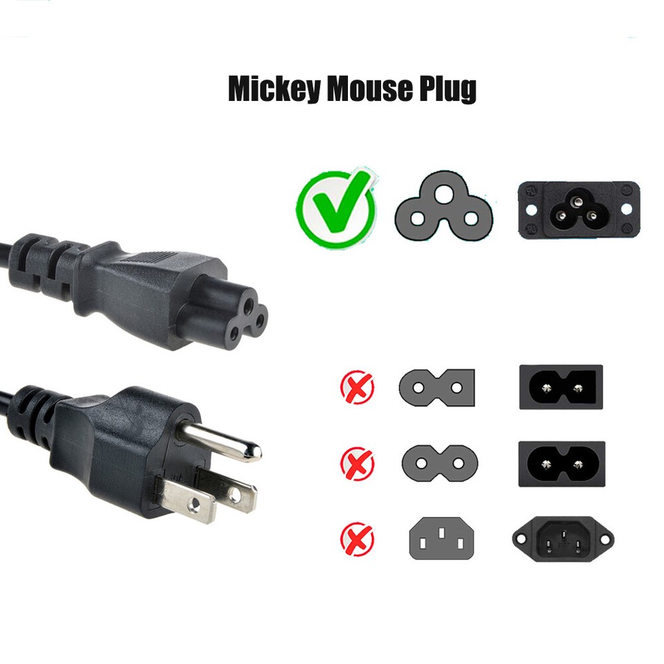 AC Power Cable Cord Lead For Zebra ZP 450 CTP ZP 500 Plus Thermal Label ...