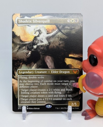 Shadrix Silverquill (Borderless) ⭐NM⭐ Strixhaven School of Mages Magic MTG #280 | eBay