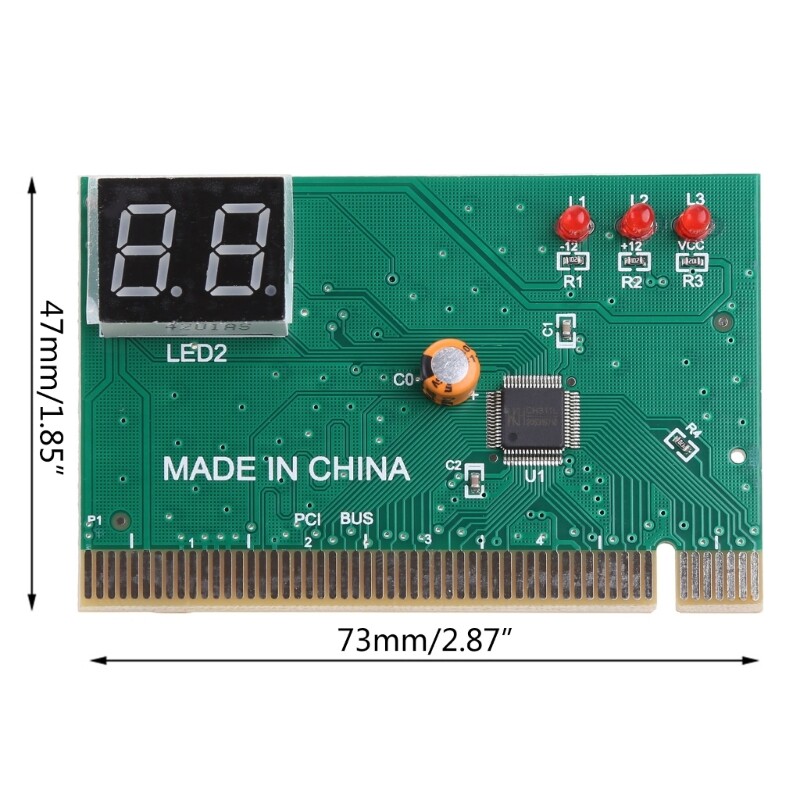 PC Motherboard Debug Analyzer PCI LPC Diagnostic Card LED Indicator | eBay