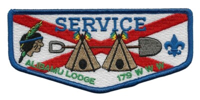 Boy Scout OA 179 Alibamu Lodge 1998 Service Flap | eBay