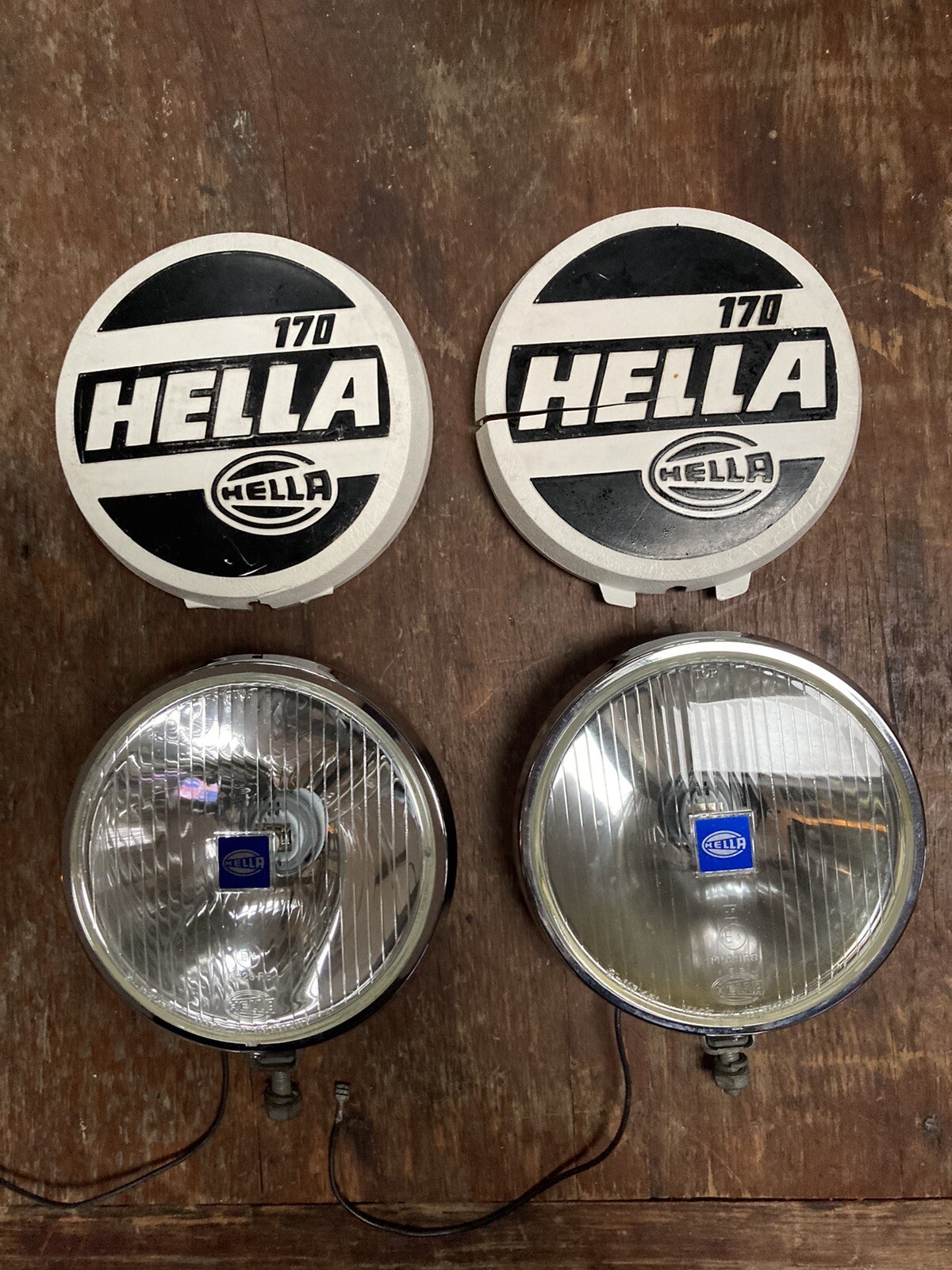 Hella Vintage 170 Driving Lights | Porsche Mercedes | Aftermarket