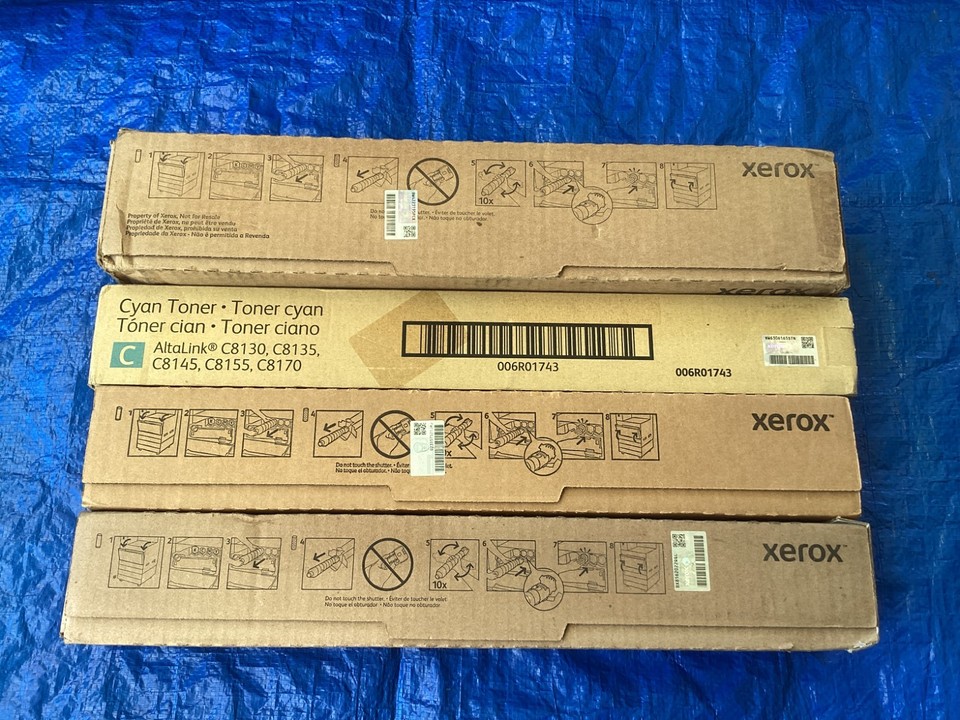 NEW! Lot of 4, Xerox AltaLink C8130 / C8135 K/C/M/Y Toner Cartridge | eBay