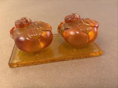 Liuligongfang Liuli Crystal Art Glass Paperweight Feng Shui Persimmon ...