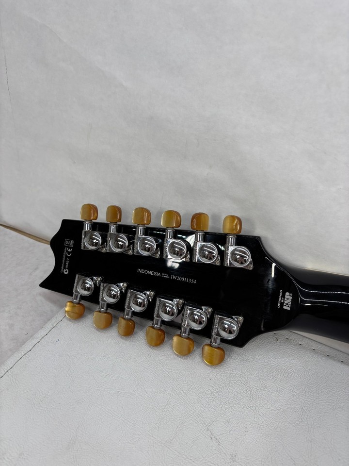 ESP LTD TL-12 12 String Thinline Acoustic Electric Guitar - Black | eBay