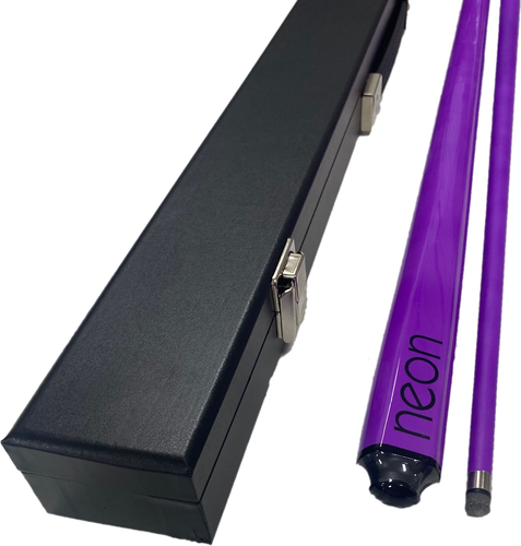 GRAFEX NEON PURPLE Graphite Pool Snooker Billiard Cue and Black Cue ...