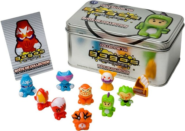 Gogos Crazy Bones Advanced Special Limited Edition Collector Tin Silver ...