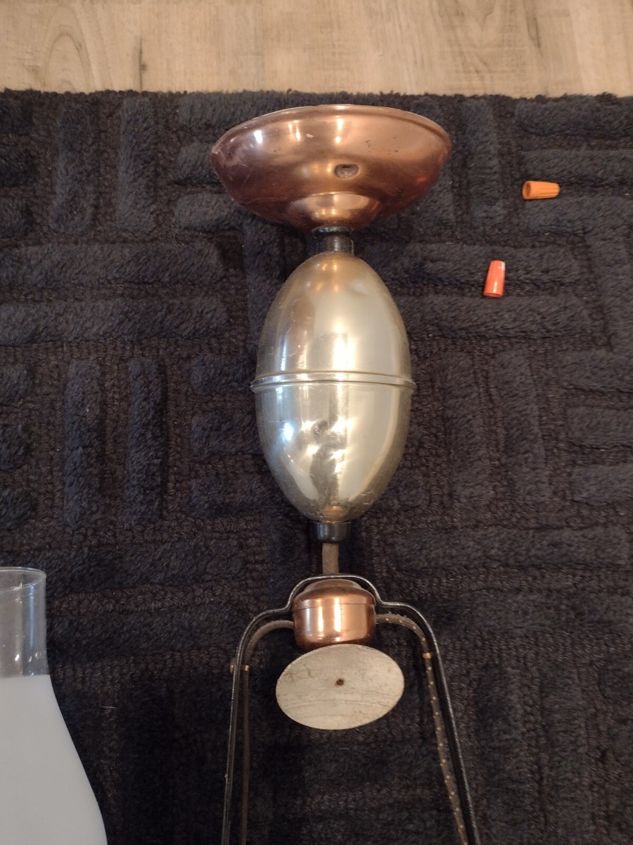 Mid Century Retractable Light Lighting Ceiling Artolier MCM Pull