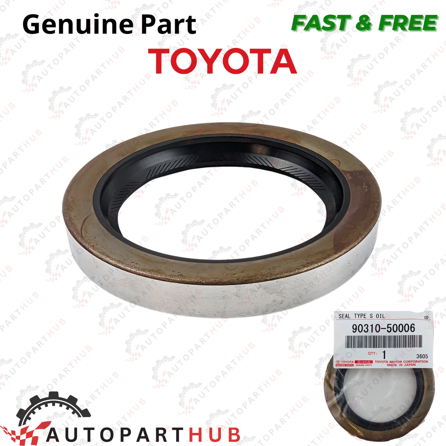 Genuine New Toyota 4Runner Tacoma Tundra T100 Rear Axle Oil Seal OEM ...