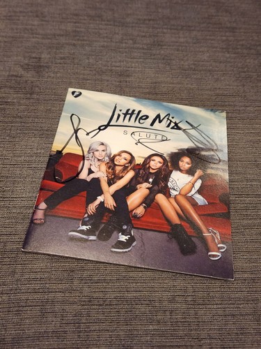 LITTLE MIX - SALUTE - 2013 ALBUM - SIGNED BOOKLET (NO CD OR MUSIC)- 3 ...