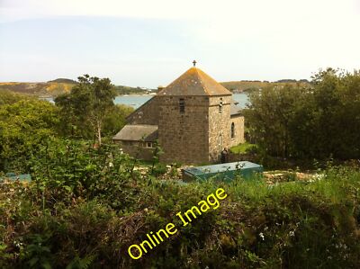 Photo 12x8 All Saints' Church, Bryher Pool/SV8714 From the hill above ...
