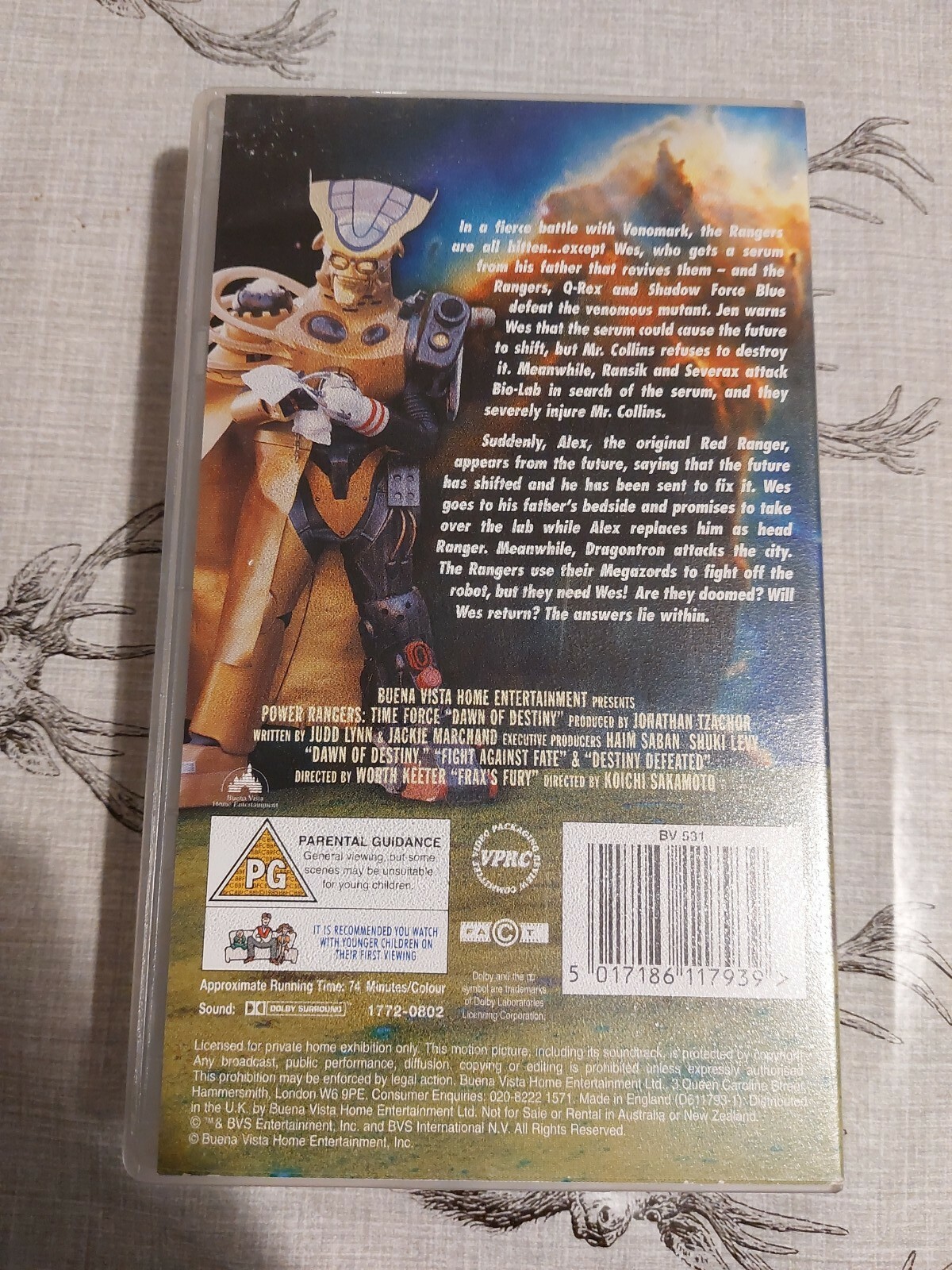 Power Rangers: Time Force - Dawn Of Destiny (VHS, 2002) for sale online ...