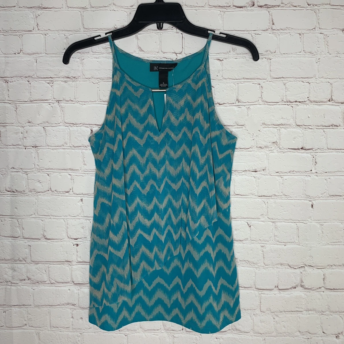 Blue Green Chevron Tank