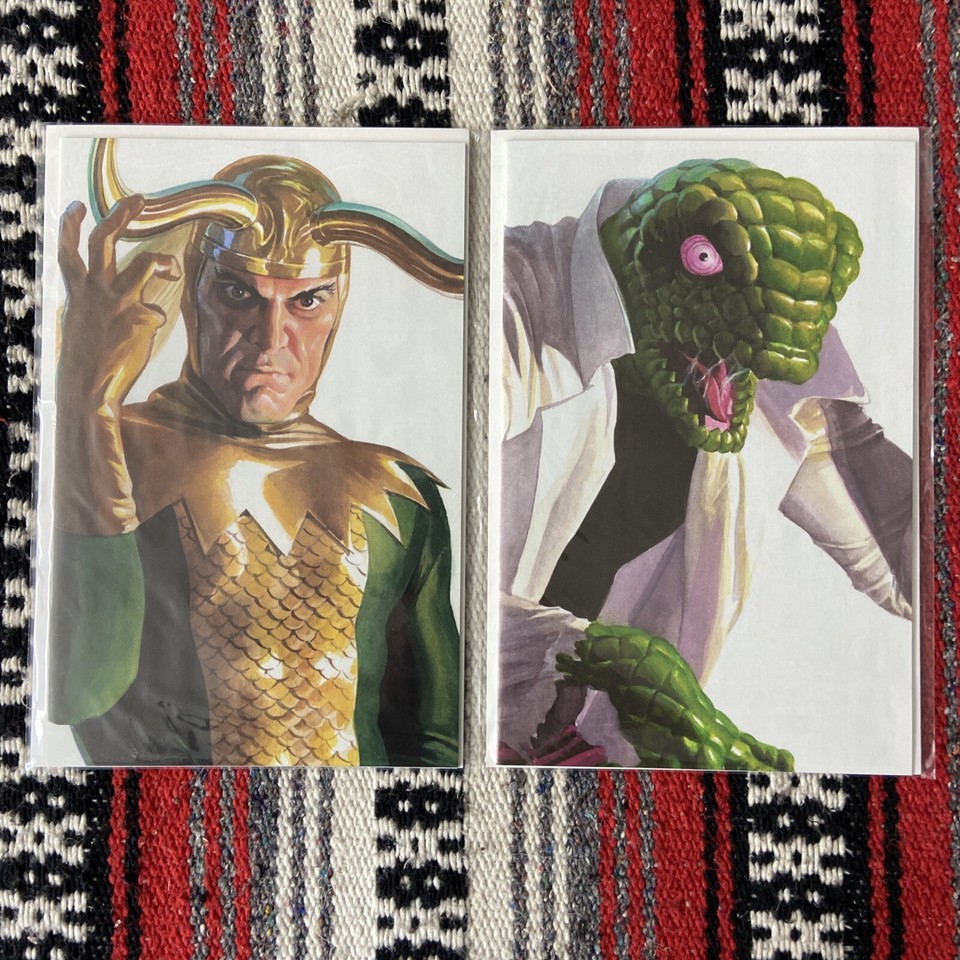 39 Marvel Alex Ross Timeless Villains Variant Comic Set Complete Lot NM ...