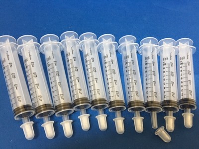 100 Monoject 10cc Oil Fill Syringes 10ml NEW Syringe 2 Tablespoon | eBay