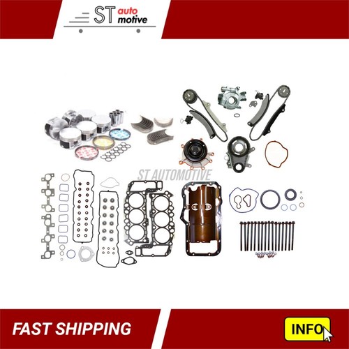 Fit 05-12 Dodge Jeep Ram 3.7L SOHC V6 VIN K motor Engine Rebuilding Kit ...