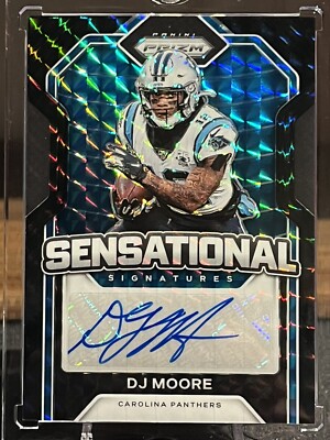 DJ Moore 1/1 Auto Back Finite Prizm | eBay