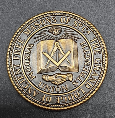1776-1976 Bicentennial Vintage : FREE MASONS of SOUTH CAROLINA BRASS ...