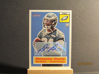 2015 Topps Héritage Autographes #45 Devante Davis | eBay