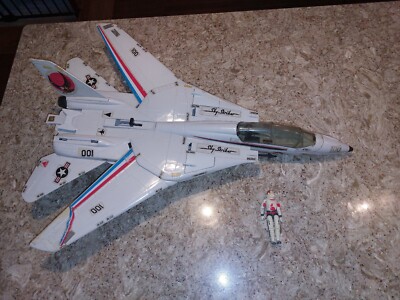 Vintage Cobra GI Joe 1983 Ace & SKYSTRIKER COMBAT JET ( Not Complete As ...