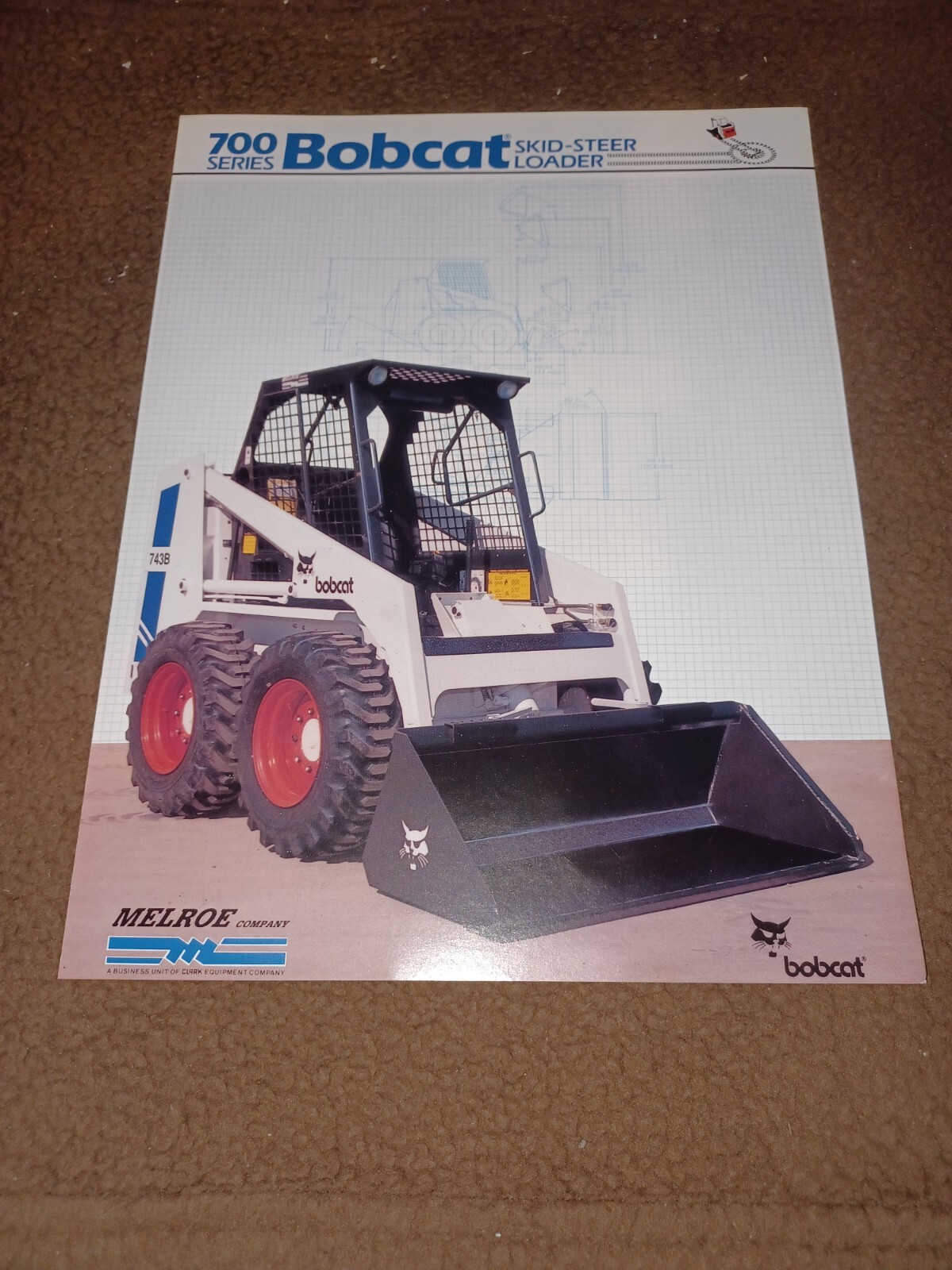 Bobcat 700 Series Skid Steer Loader Brochure Melroe Company, Tiffin ...