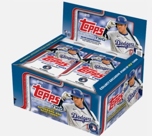 2025 Topps Series 2 Retail Display Box Factory Sealed IN HAND 280 Total ...