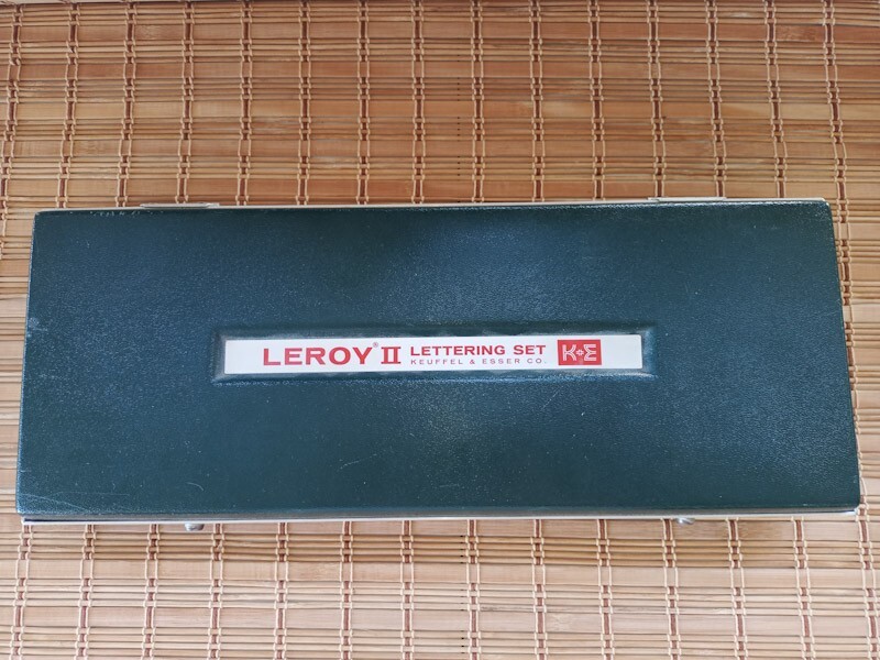 Vintage Leroy II Lettering Set by Keuffel & Esser Co. K&E K-E Drafting ...