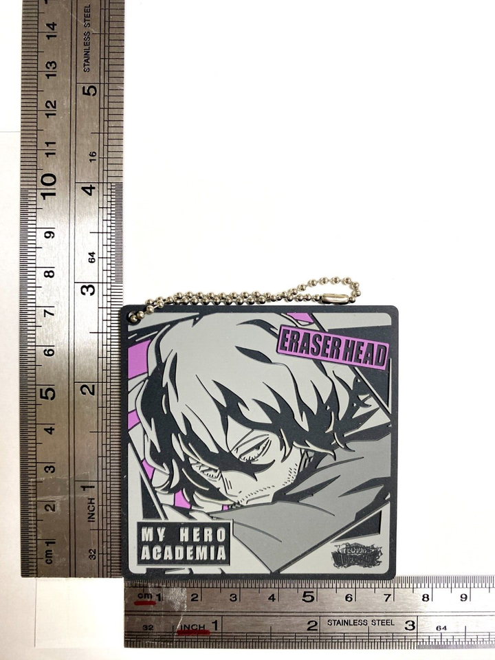 Eraser Head My Hero Academia MHA Rubber Keychain Strap Bandai Namco ...