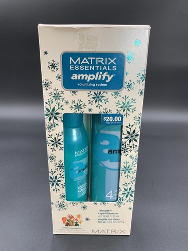 MATRIX Essentials Amplify Hair Spray 10.8 , Thicklift Liquid Volumizer ...