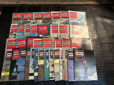 1960s Flying Review International aviation Magazine Lot Of 39 | eBay
