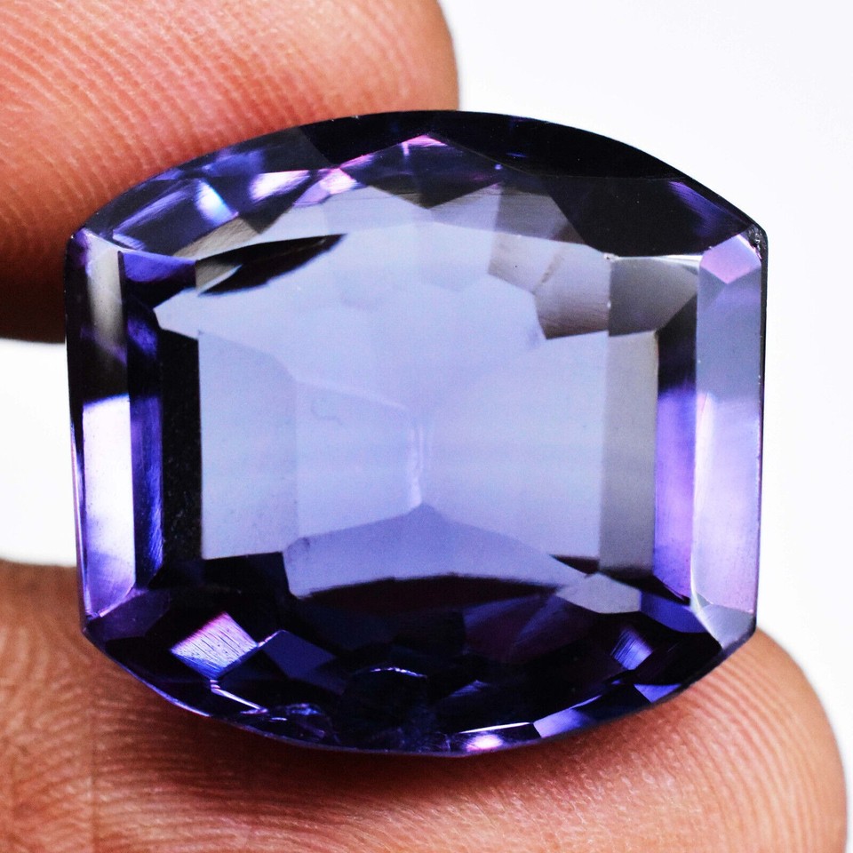 37.85ct 19x17mm Color Change Cushion Natural Alexandrite Loose Gemstone ...