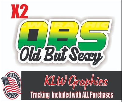 OBS Trucks Decal Sticker Lifted Square Body Turbo Diesel Truck Crew Cab ...