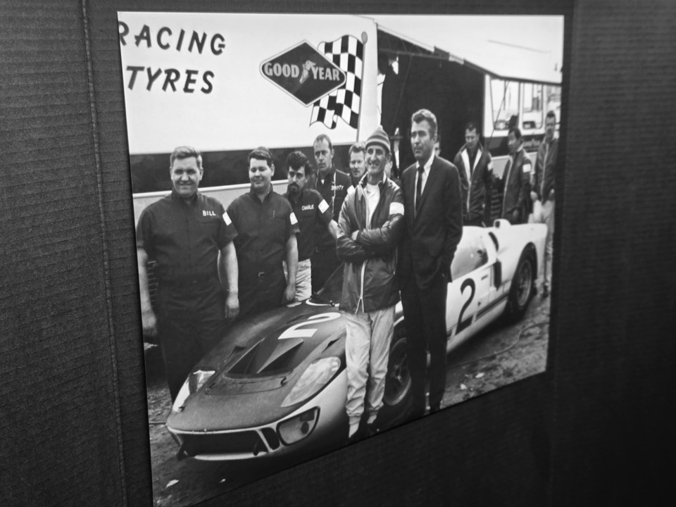 Ken Miles Carroll Shelby and Team w/ MKII GT40 - 11x8.5 Reproduction ...