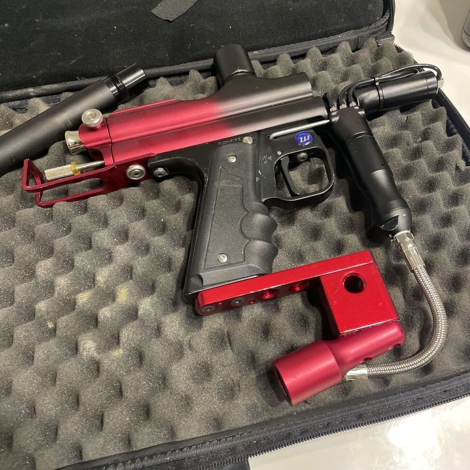 WGP Trilogy Autococker paintball marker Matte Black/Red | eBay