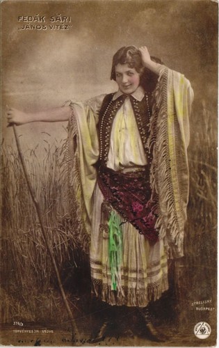 CPA Fedák Sári ,,János Vitéz" THEATER STAR (42532) | eBay