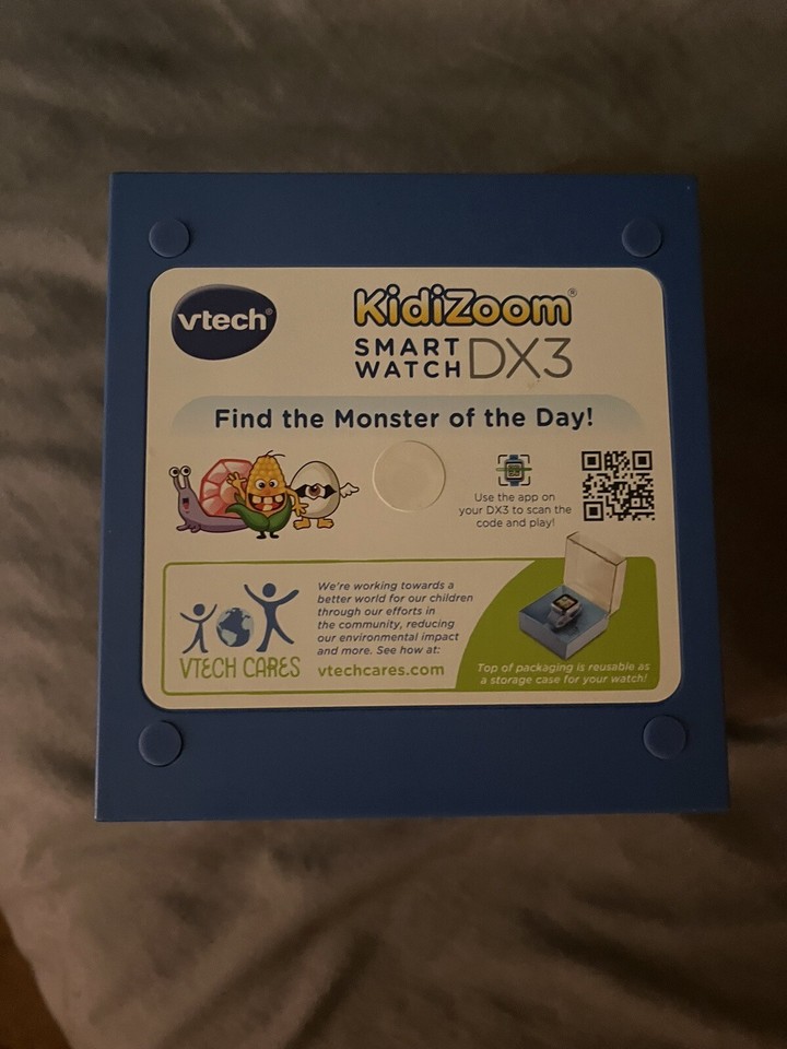 Vtech Kidizoom Smart Watch DX3 Smartwatch for Kids Touch Screen Black ...