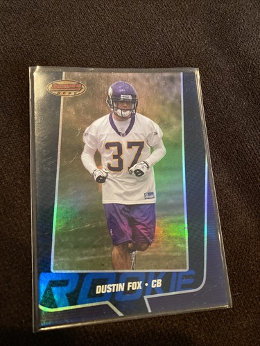2005 Bowman's Best Football Blue #65 Dustin Fox /1399 | eBay