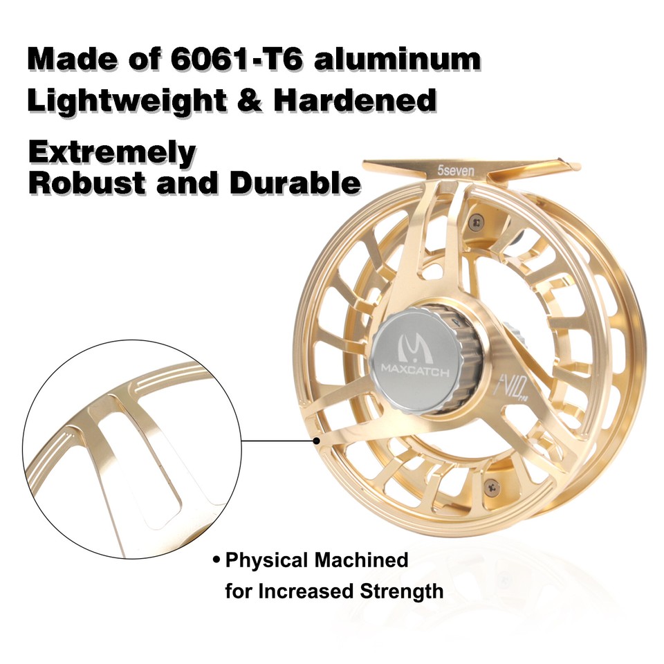 Maxcatch Avid Pro 3/5 5/7 7/9 9/11wt Light Weight Fly Fishing Reel ...