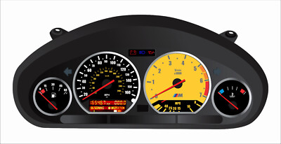 New Design BMW e36 Instrument Cluster Replacement, MPH and KM/H are ...