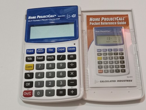 Home ProjectCalc Do It Youself Project Calculator Calculated Ind. | eBay